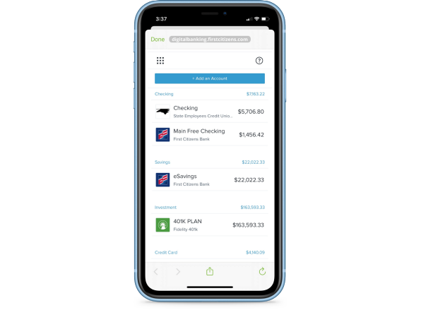 Manage My Money | Money Management Tool | First Citizens Bank