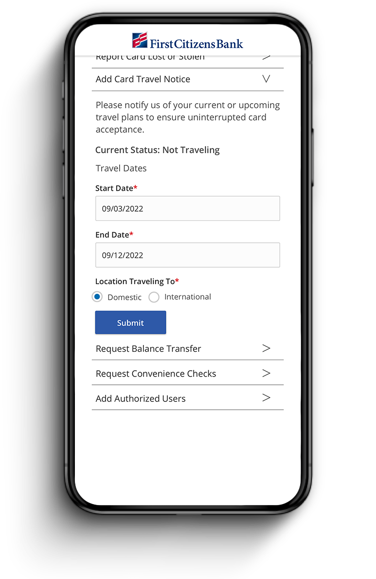 Visa Debit Card | First Citizens Bank